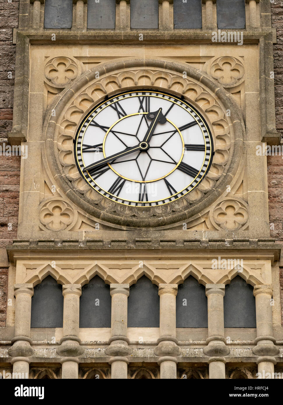 Bristol Temple Meads Railway Station clock, Bristol Stock Photo - Alamy