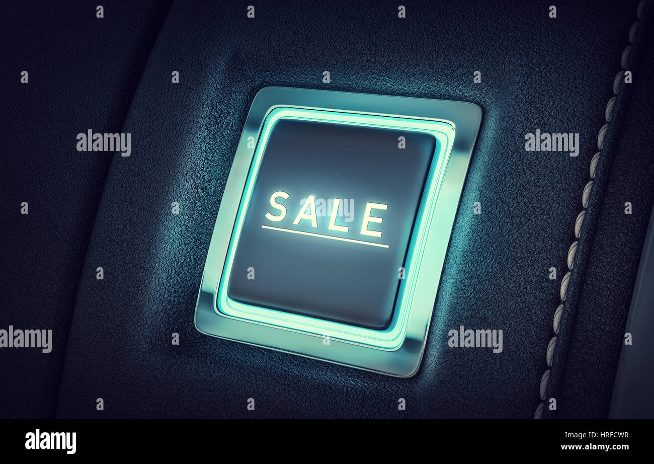 Close of hand pushing glowing blue button Stock Photo - Alamy
