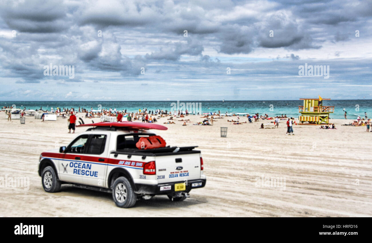 People at the beach: South Beach, Miami Beach, Florida Stock Photo - Alamy