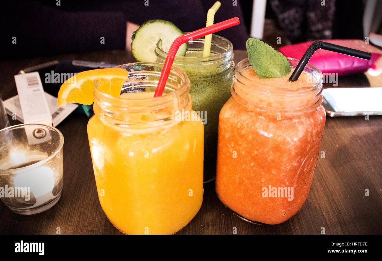 Juices colors hi-res stock photography and images - Alamy