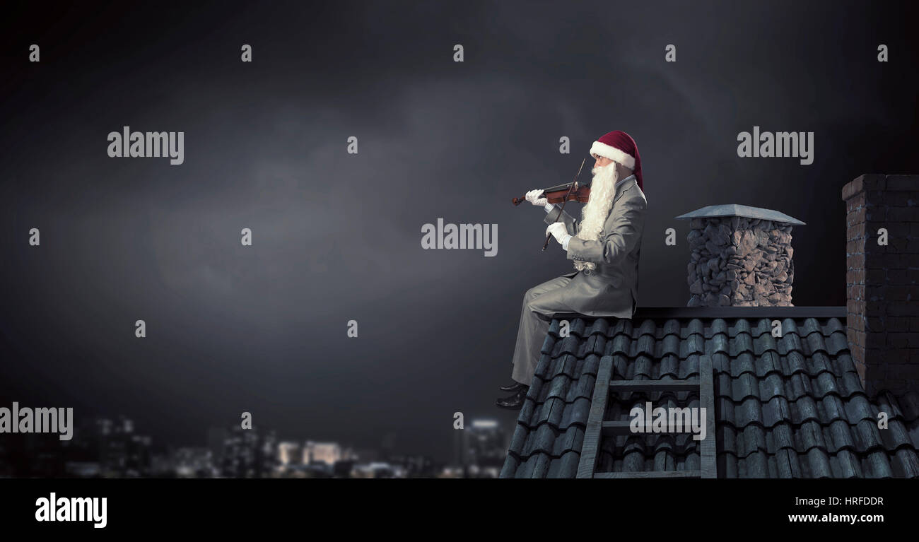 Composite image santa claus hi-res stock photography and images - Alamy