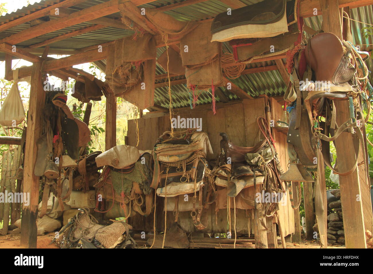 Tack on fence hi-res stock photography and images - Alamy