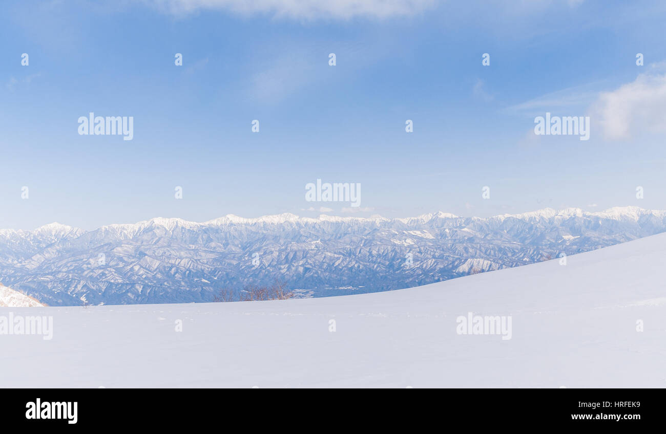 Snowy mountain central japan hi-res stock photography and images - Alamy