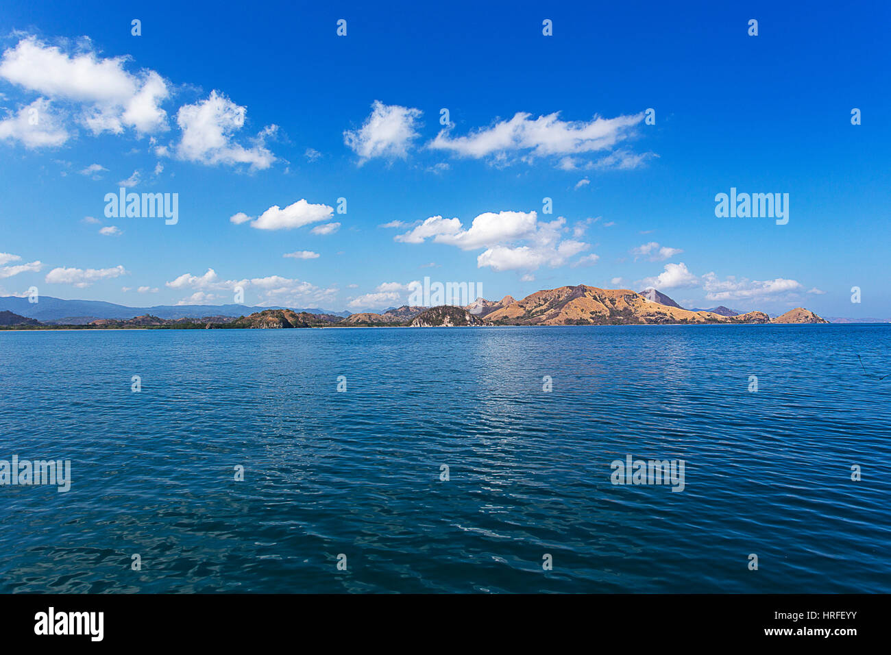 tropical island view from the boat in Indonesia Stock Photo - Alamy