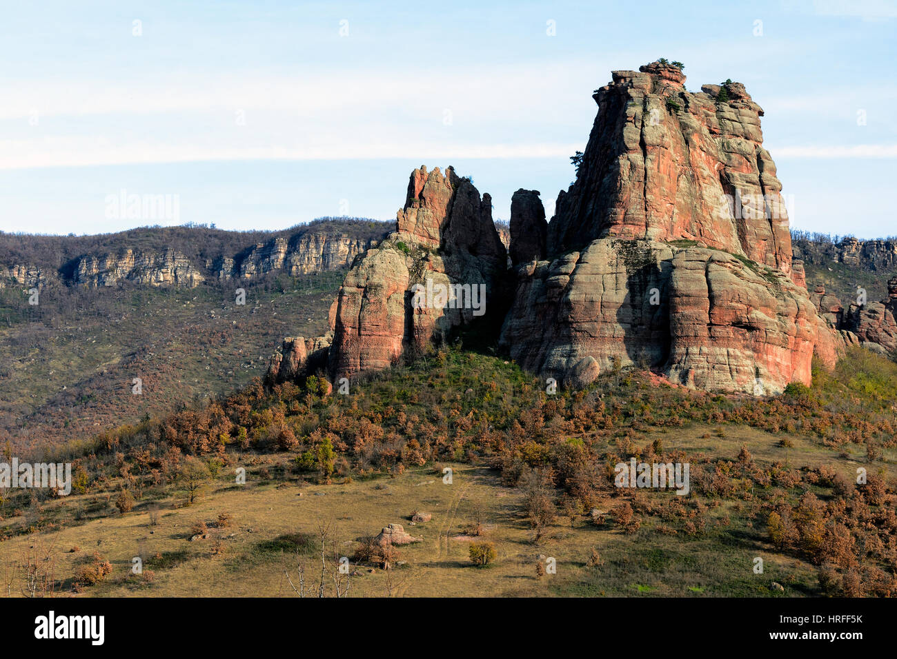 Limestone rock formations in Belogradchik, Bulgaria Stock Photo - Alamy