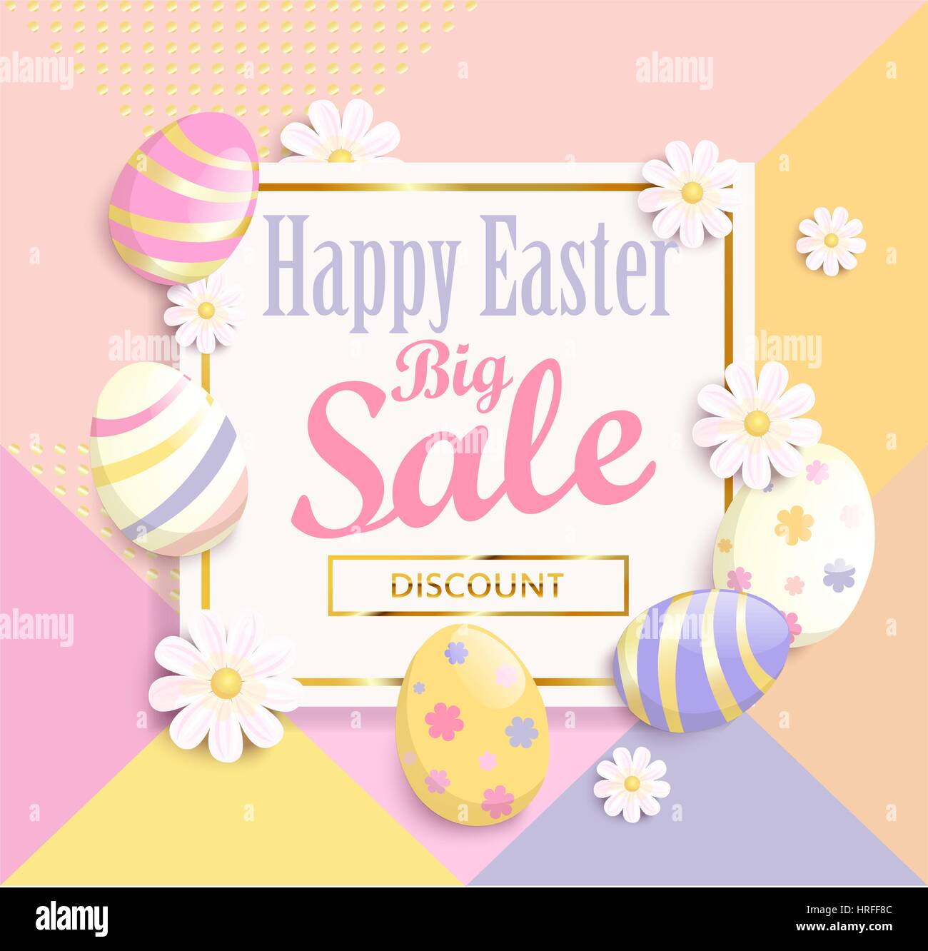 Happy Easter big sale banner Stock Vector Image & Art - Alamy