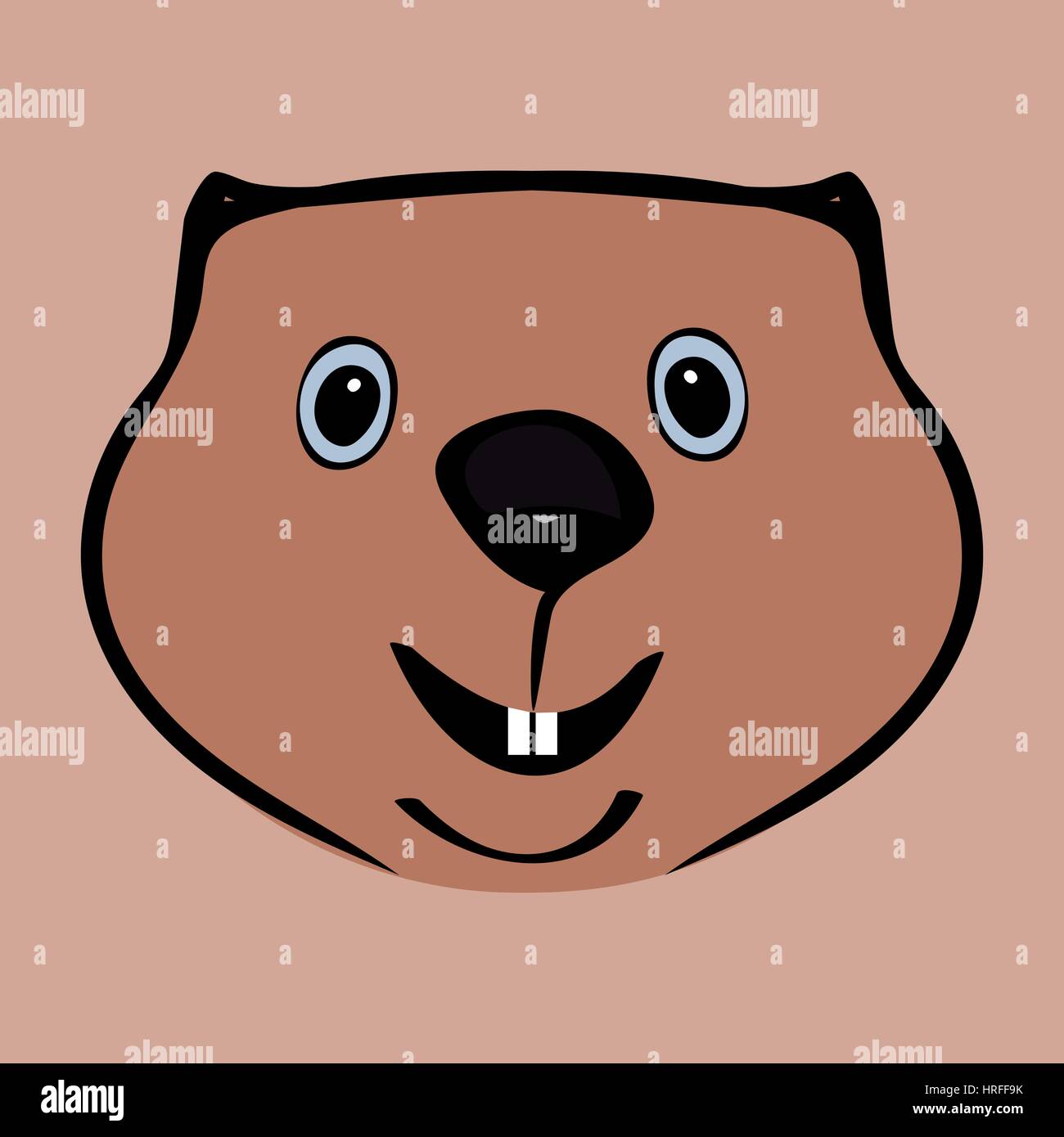 Happy groundhog day coming Stock Vector Images - Alamy