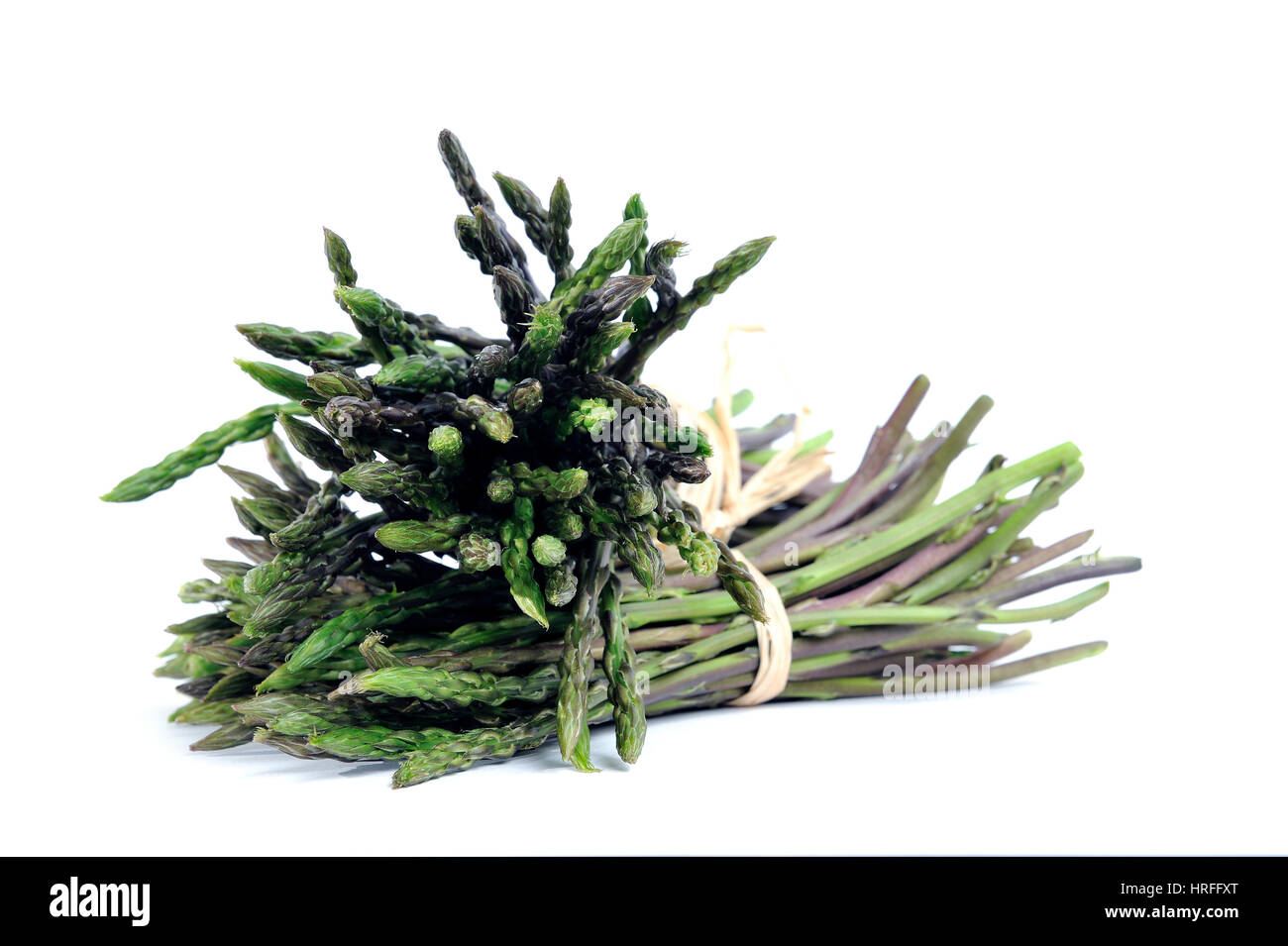 Close-up of tasty natural and vitamin-rich fresh asparagus freshly ...