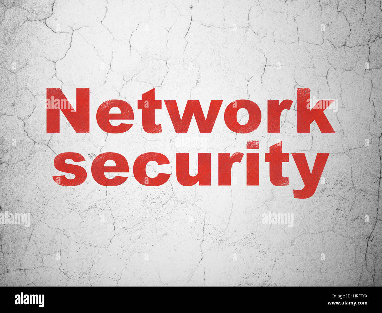 Protection concept: Network Security on wall background Stock Photo - Alamy
