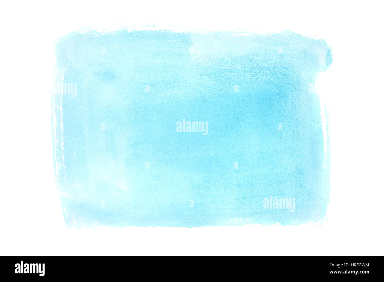 Pastel cyan watercolor background - space for your own text Stock Photo ...