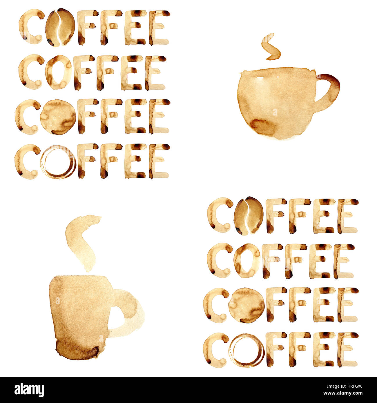 Coffee cup seamless Cut Out Stock Images & Pictures - Alamy