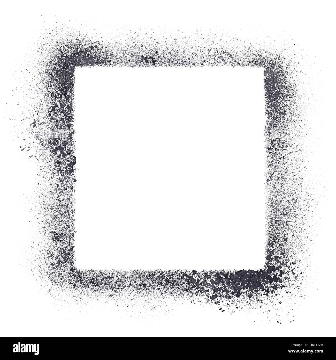Square stencil frame isolated on the white background Stock Photo - Alamy