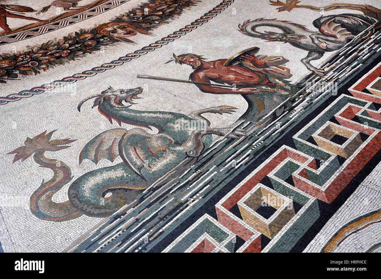 Mosaic floor tile ancient rome hi-res stock photography and images - Alamy