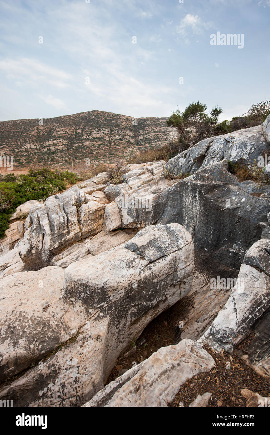 The Kouros of Apollonas, also called the Colossus of Dionysus in an ...