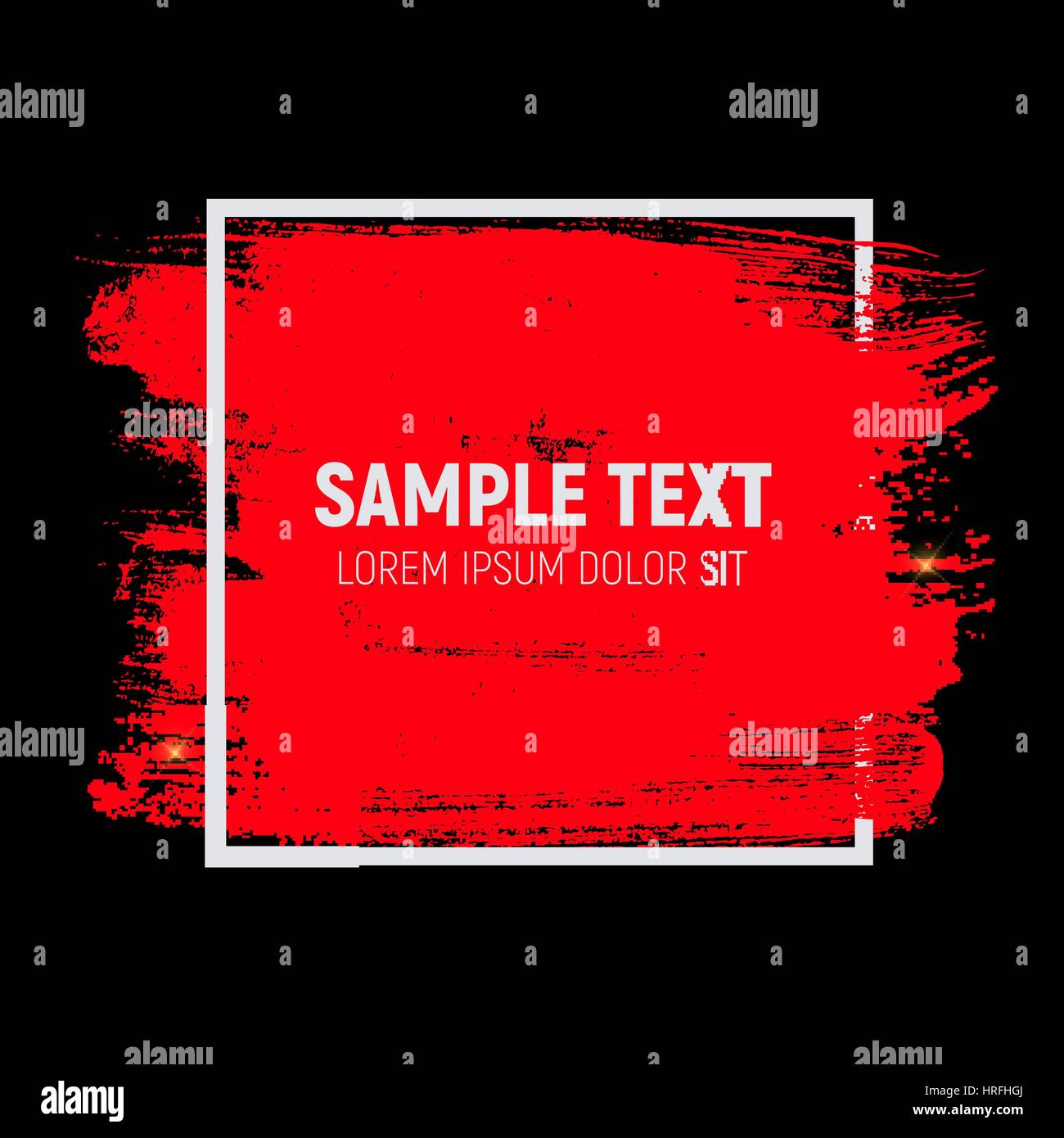 Abstract Brush Stroke Designs Texture with Frame. Can be used fo Stock ...