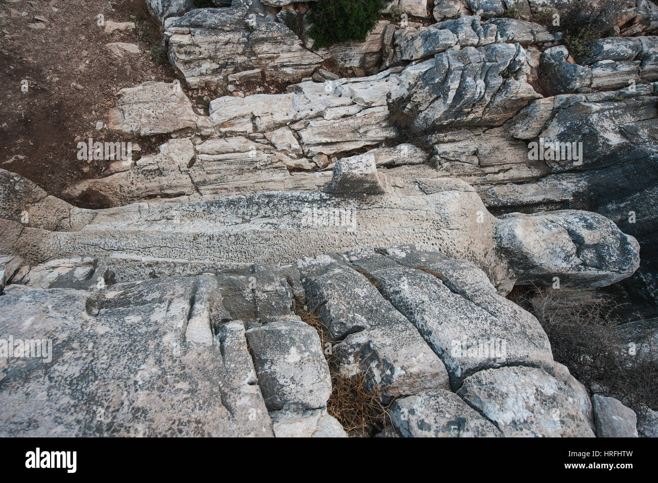 The Kouros of Apollonas, also called the Colossus of Dionysus in an ...