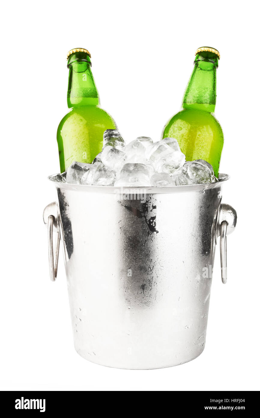 Beer bottles in bar Cut Out Stock Images & Pictures - Alamy