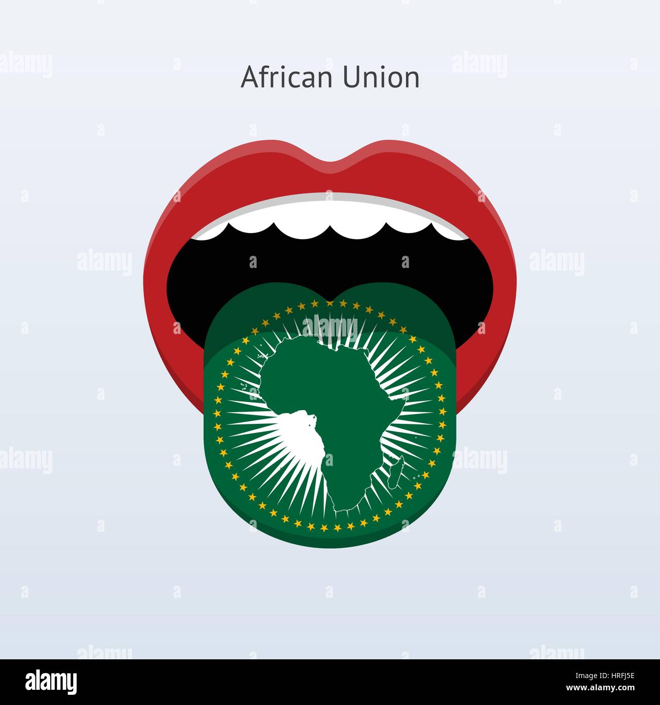 Flag Of The African Union Stock Vector Images - Alamy