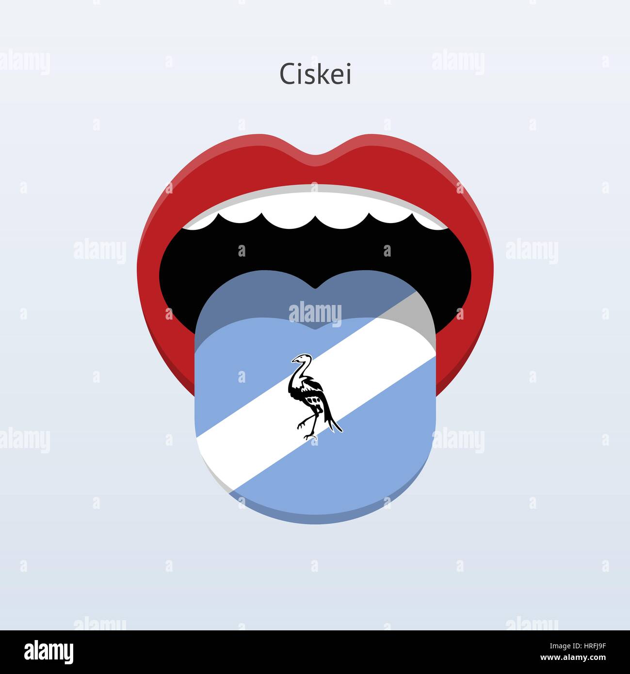 Ciskei language. Abstract human tongue. Vector illustration Stock ...
