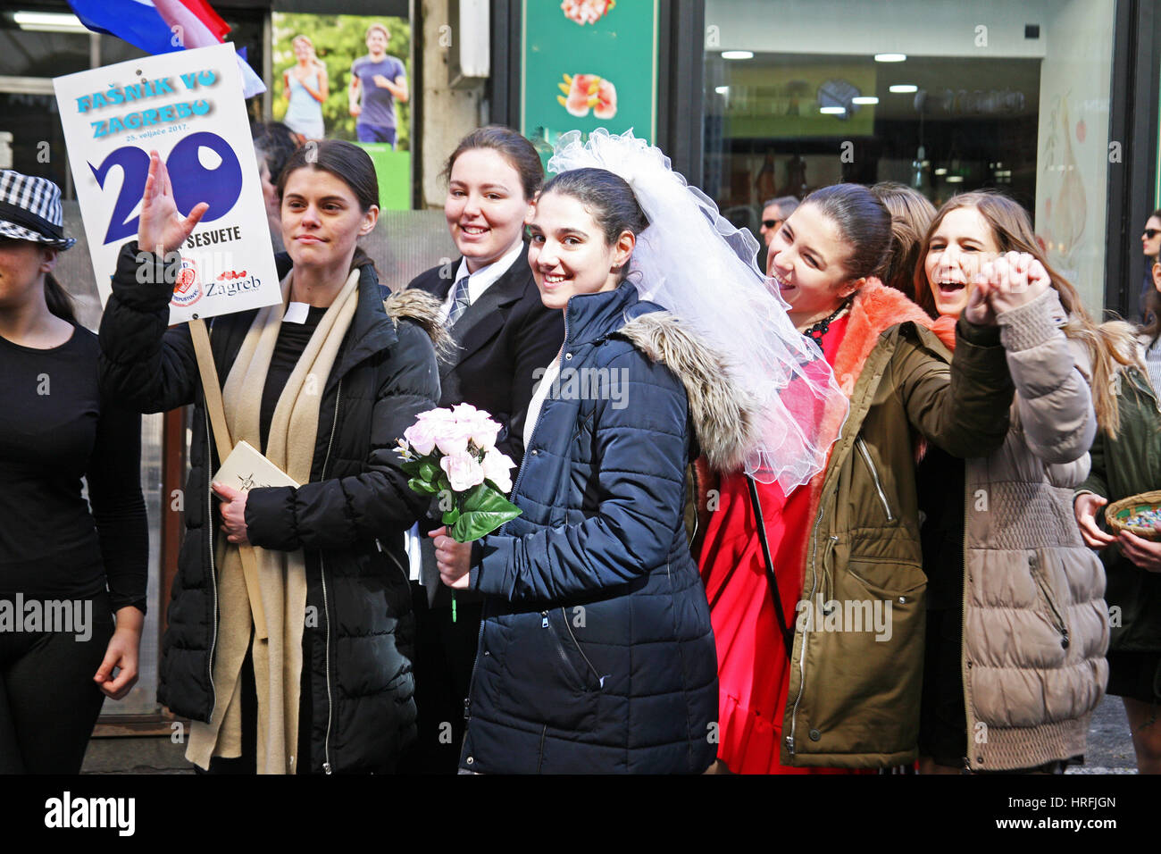 Carnival in Zagreb,Croatia,Europe,costumes and masks,32 Stock Photo - Alamy