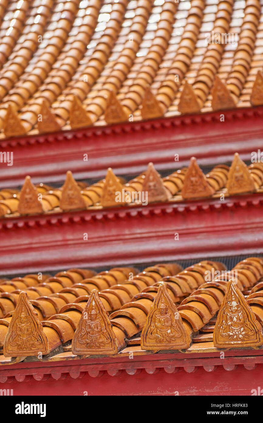 Vintage tile texture in temple hi-res stock photography and images - Alamy