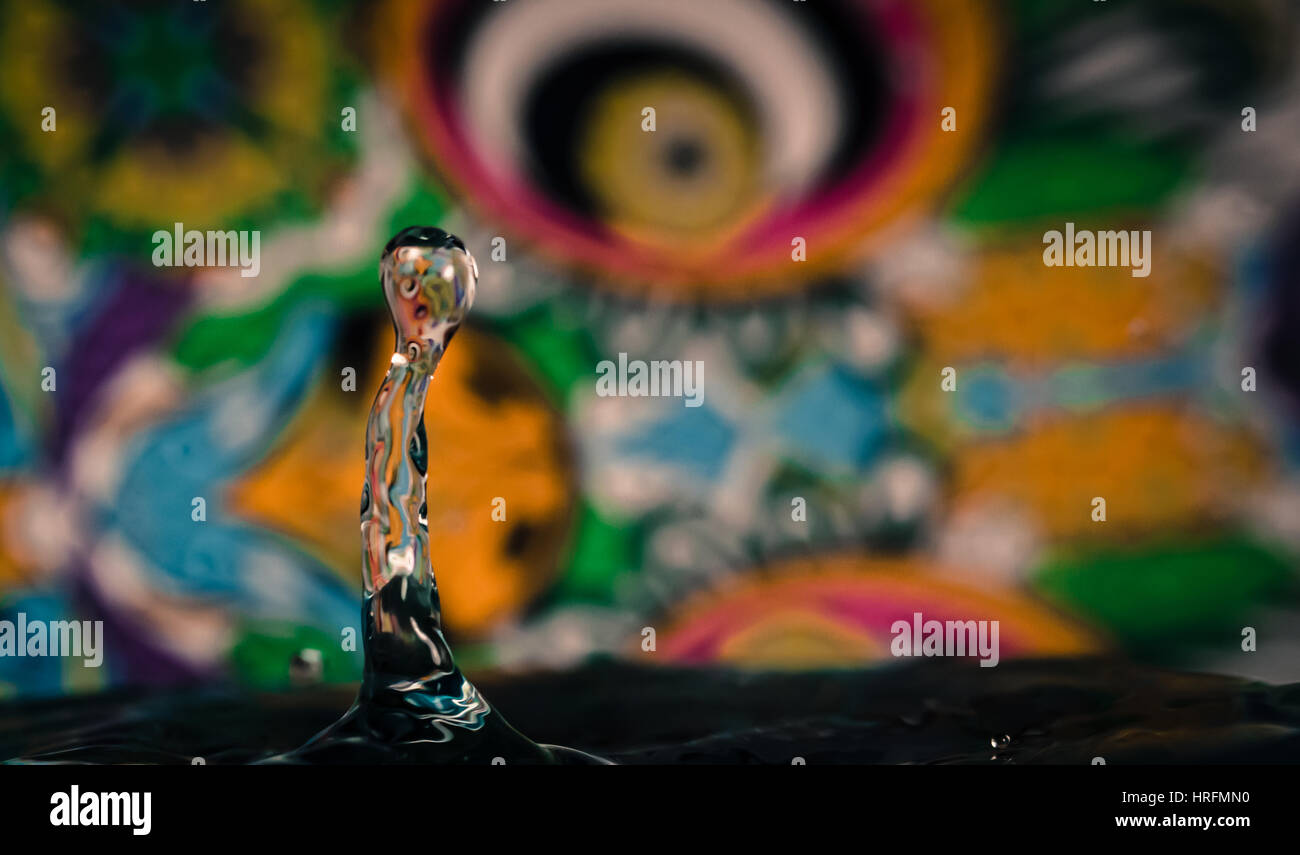 Water droplets with fast shutter hi-res stock photography and images ...