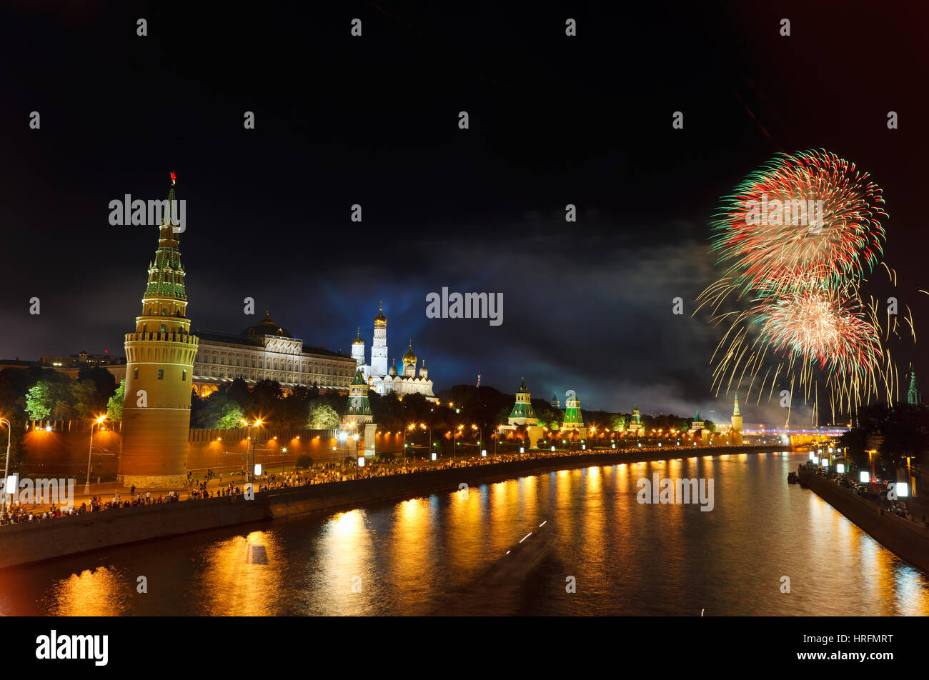 Russian fireworks hi-res stock photography and images - Alamy