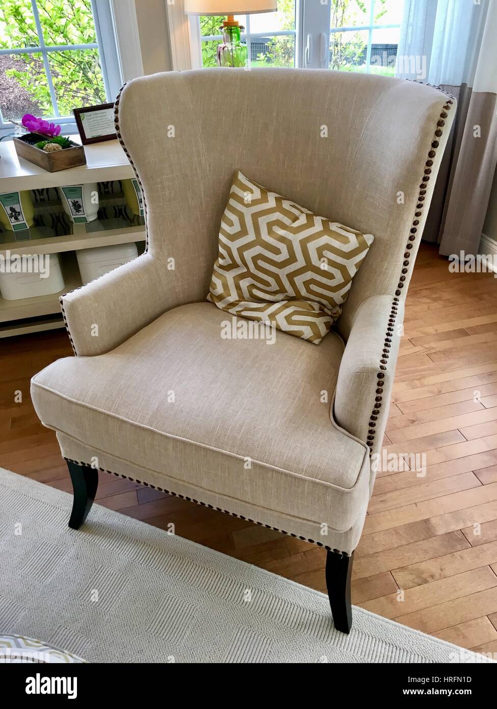 Living room furniture in modern home Stock Photo - Alamy