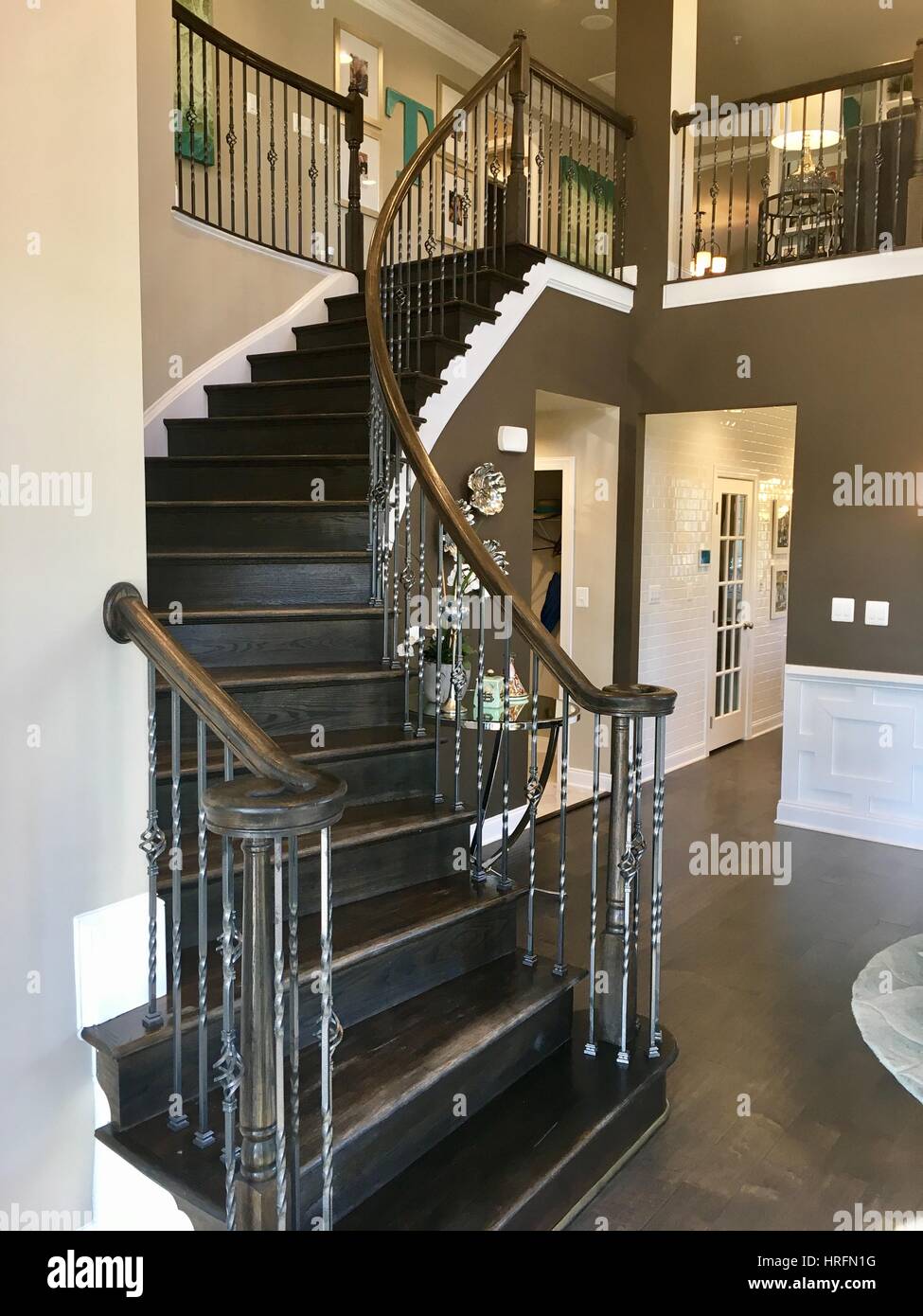 Modern home stairs hi-res stock photography and images - Alamy