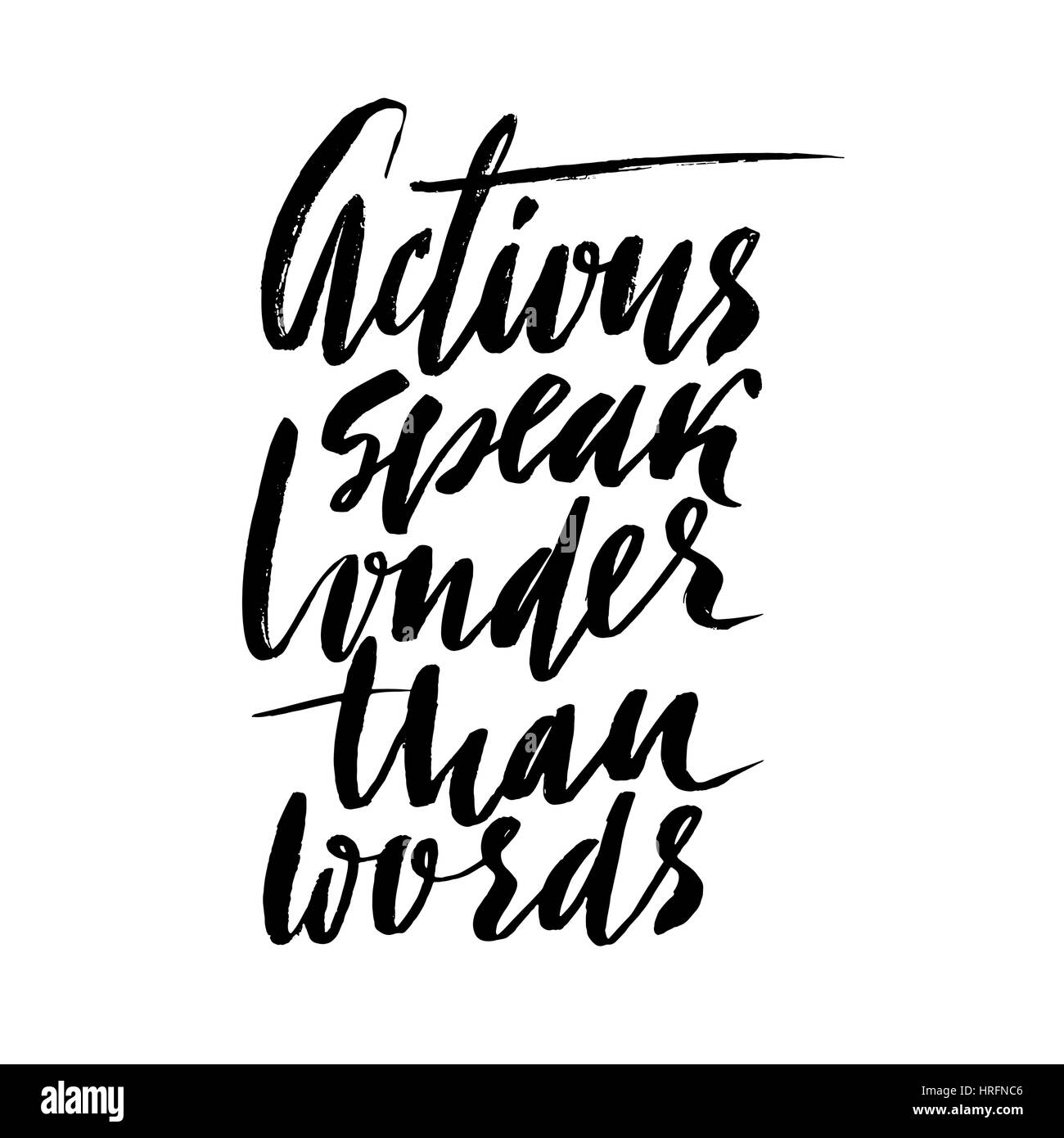 Hand drawn vector lettering. Motivating modern calligraphy. Inspiring ...