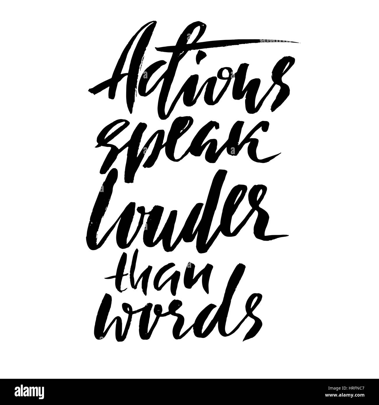 Hand drawn vector lettering. Motivating modern calligraphy. Inspiring ...