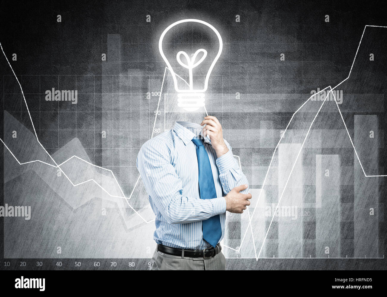 Man thinking over his idea Stock Photo - Alamy