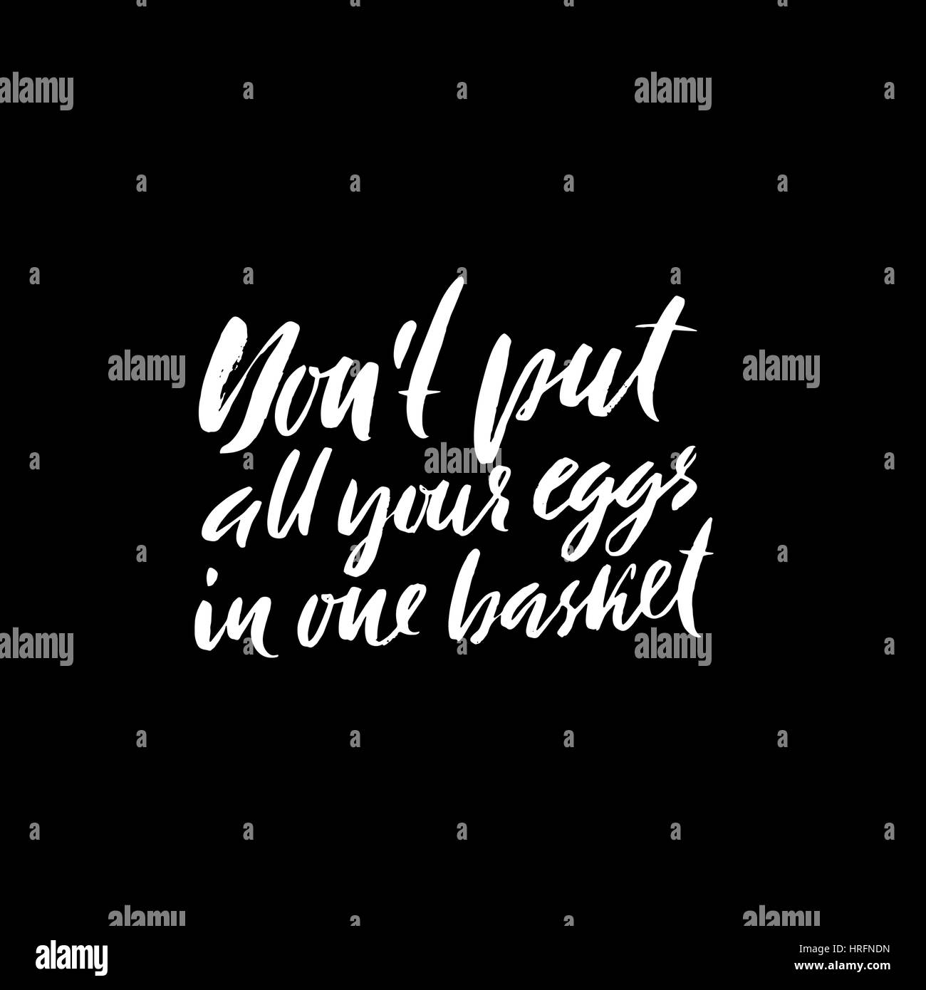 Dont put all your eggs in one basket hi-res stock photography and ...