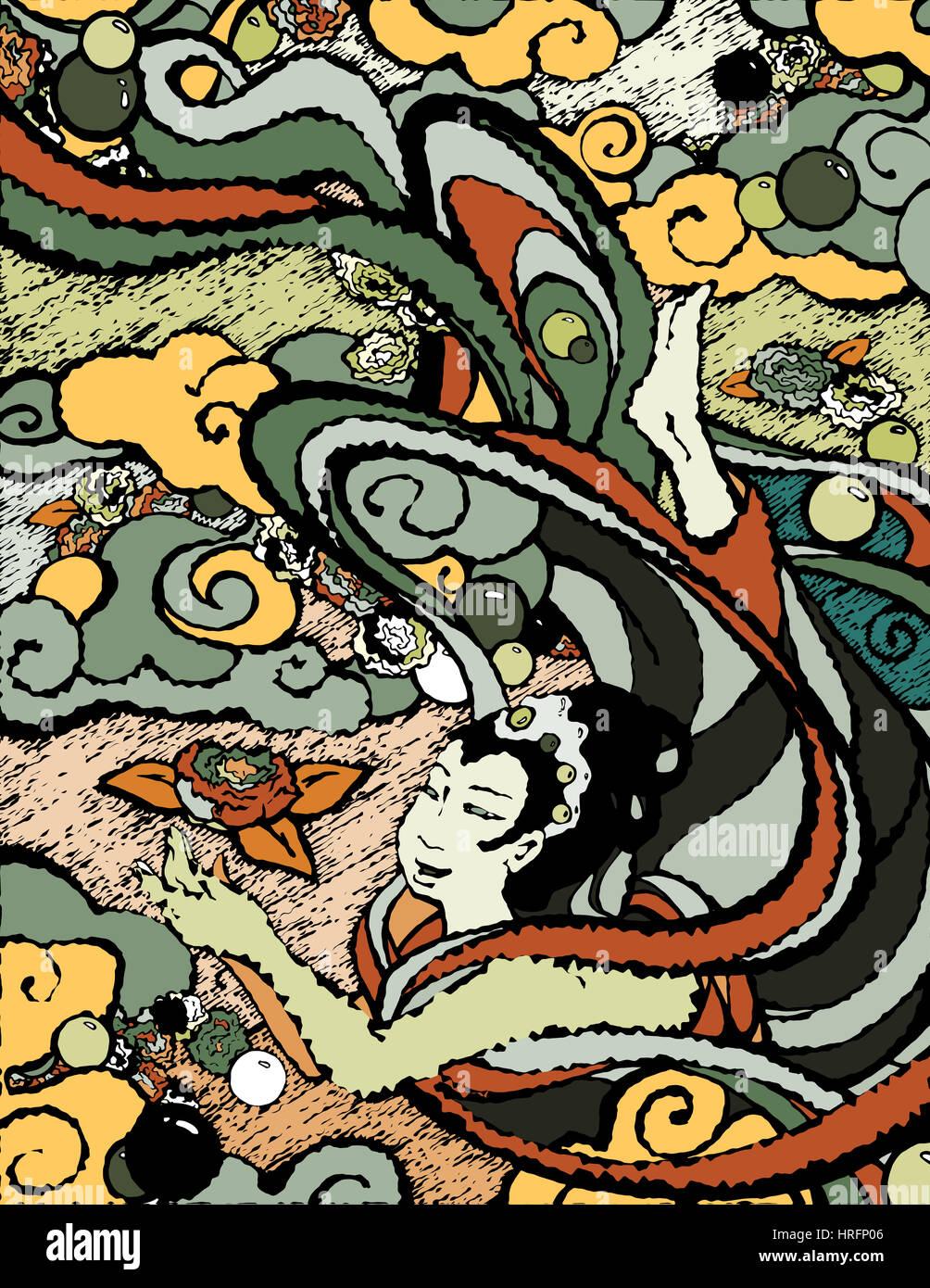 Japanese fairy tales hi-res stock photography and images - Alamy
