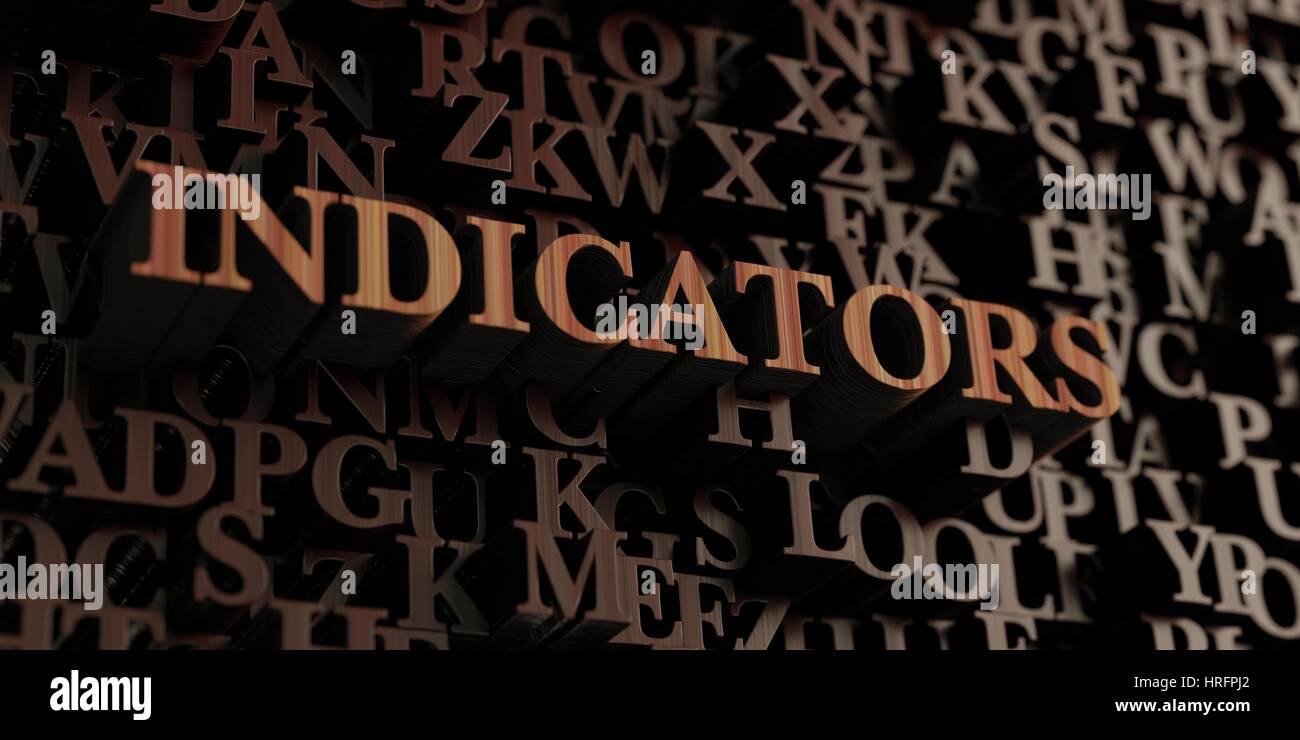 Indicators letters hi-res stock photography and images - Alamy