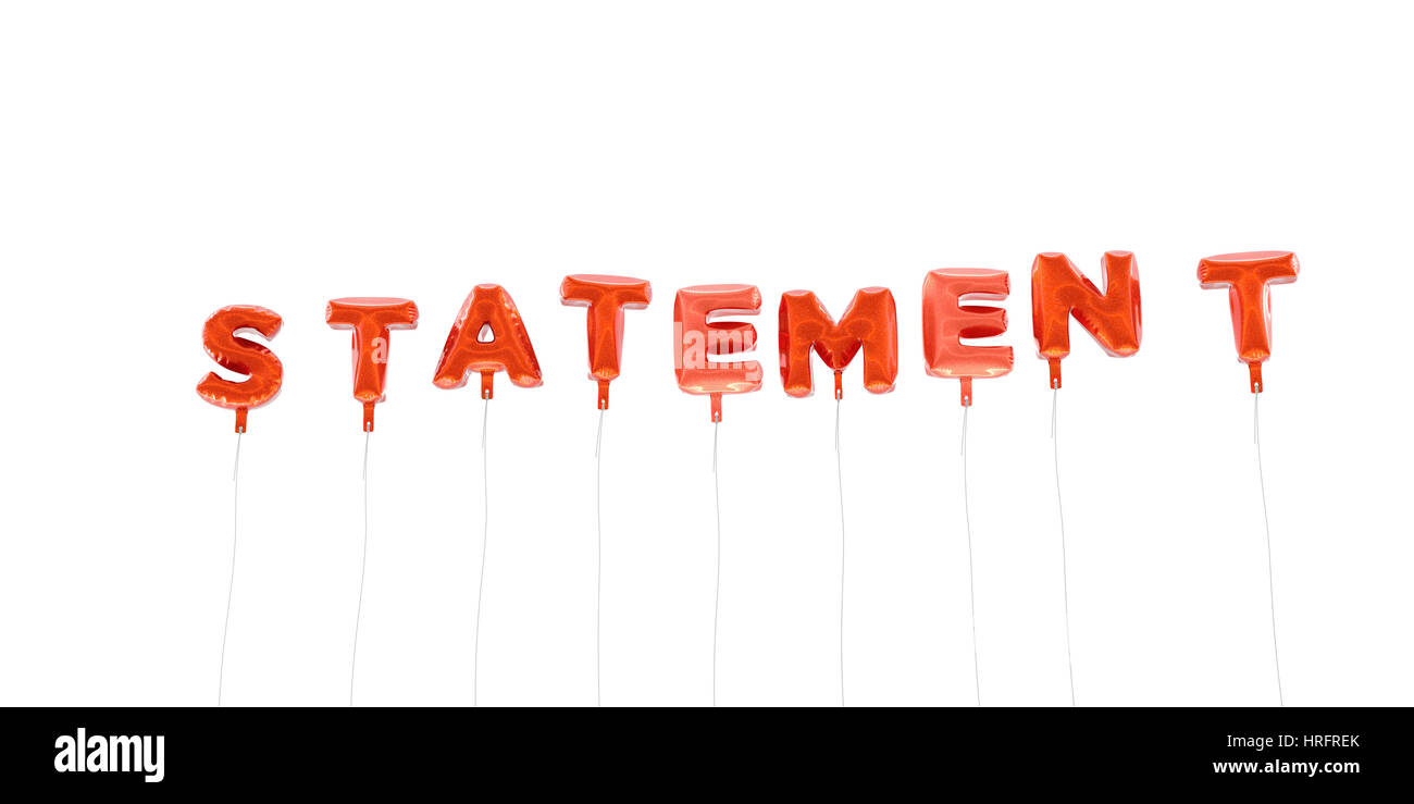 Made this statement Cut Out Stock Images & Pictures - Alamy