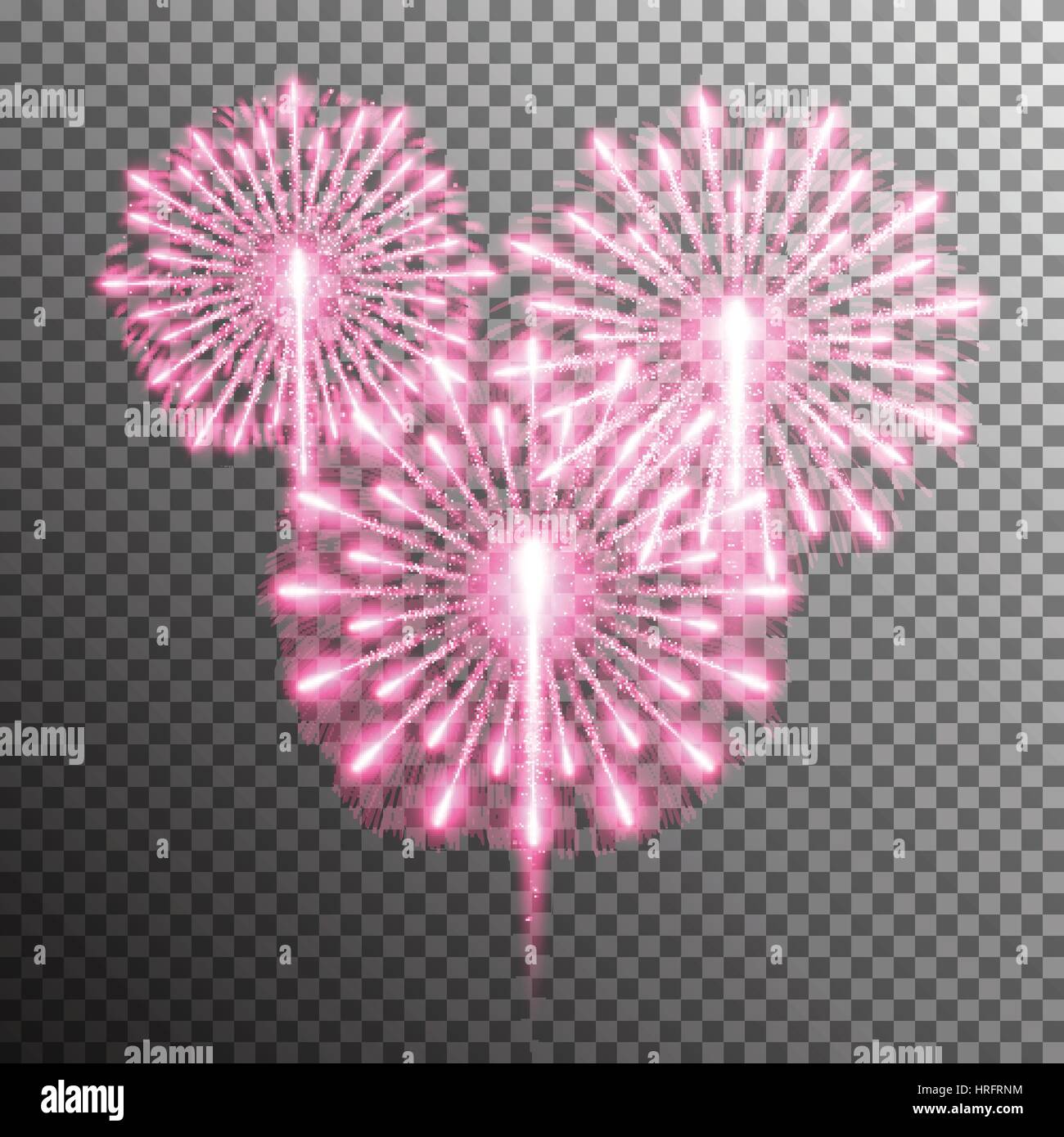 New year celebration colorful fireworks Stock Vector Images - Alamy