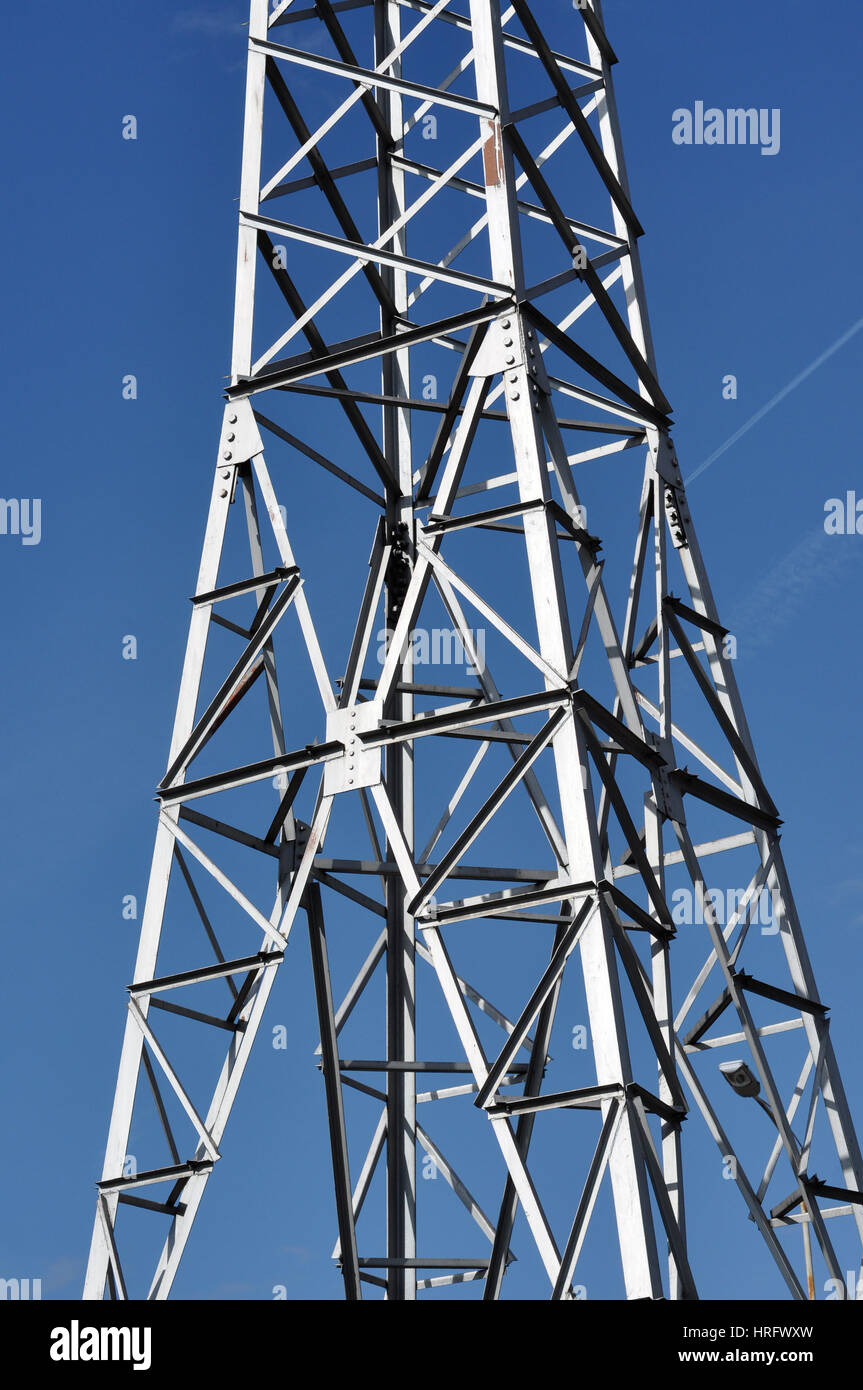 Electricity power tower Stock Photo - Alamy