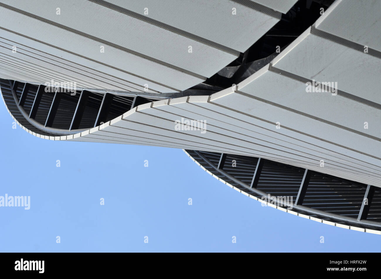 Modern architecture pattern of a stadium Stock Photo - Alamy