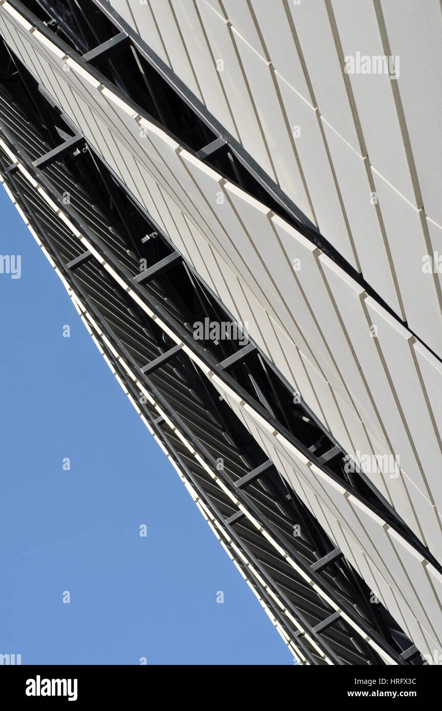 Modern architecture pattern of a stadium Stock Photo - Alamy