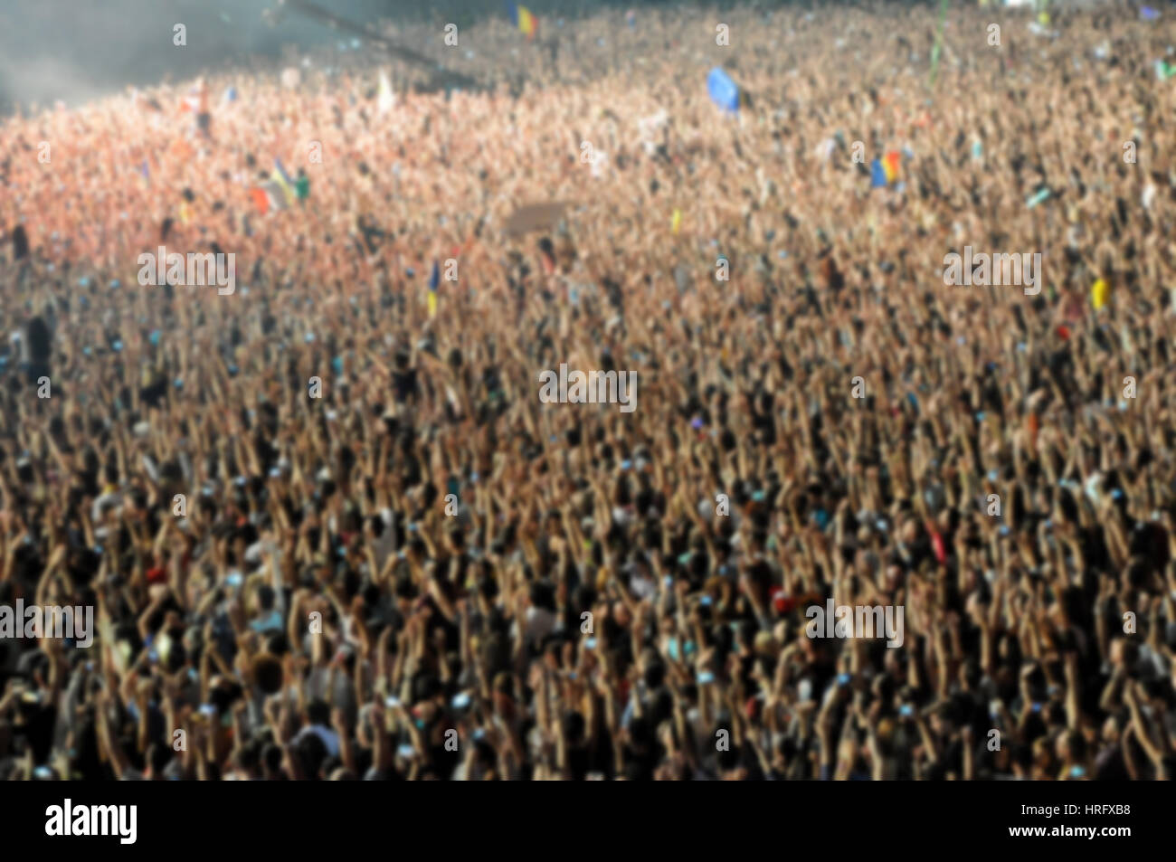 Blurred crowd of people partying Stock Photo - Alamy