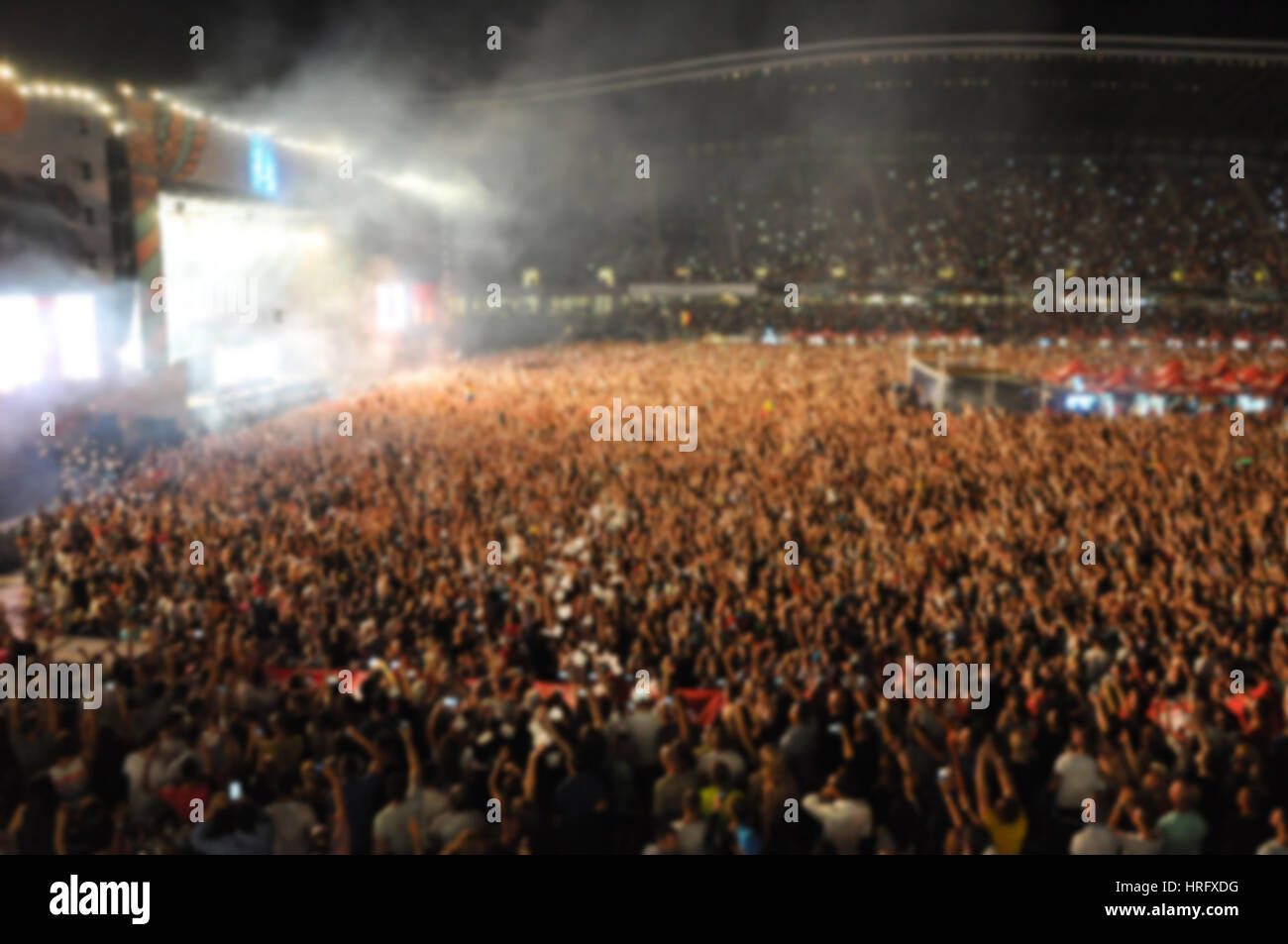Blurred crowd of people partying Stock Photo - Alamy