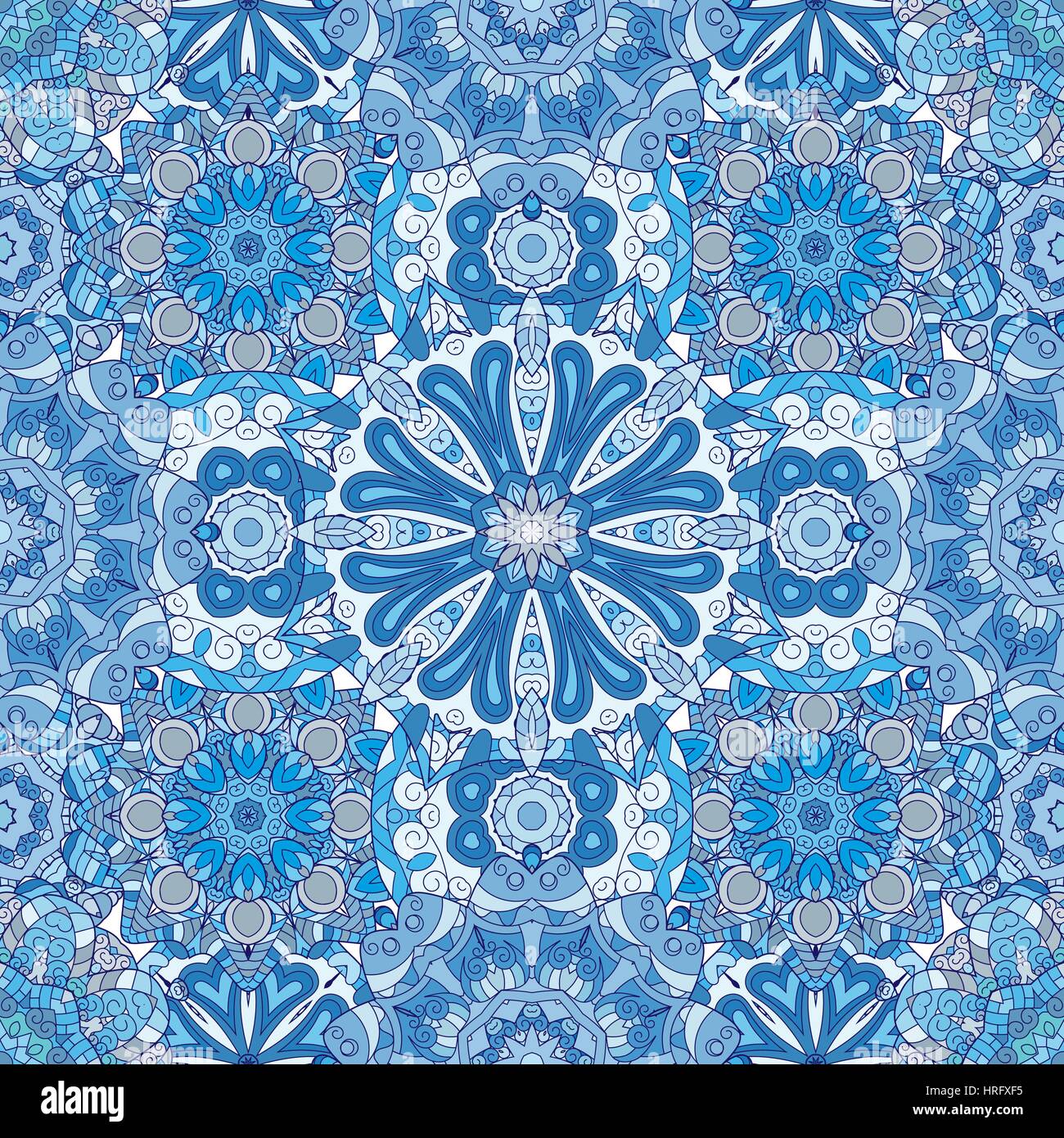 Seamless round pattern for printing on fabric or paper Stock Vector ...