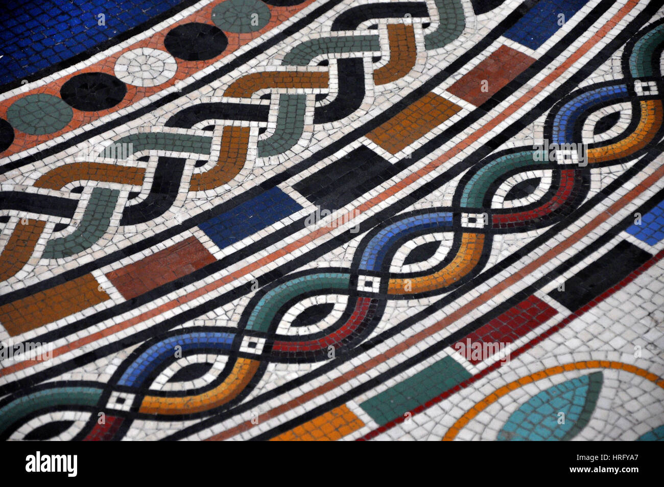 VATICAN, ITALY - MARCH 14, 2016: The mosaic tiled floor in the Greek ...
