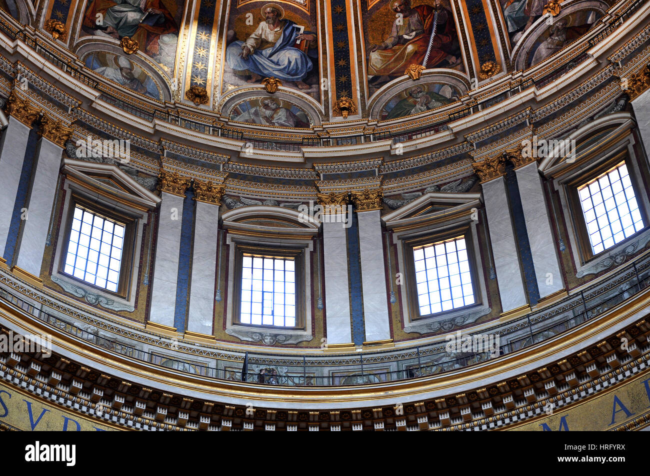 Mural fresco on basilica hi-res stock photography and images - Alamy