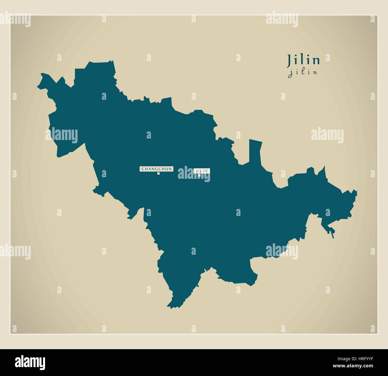 Jilin map Stock Vector Images - Alamy