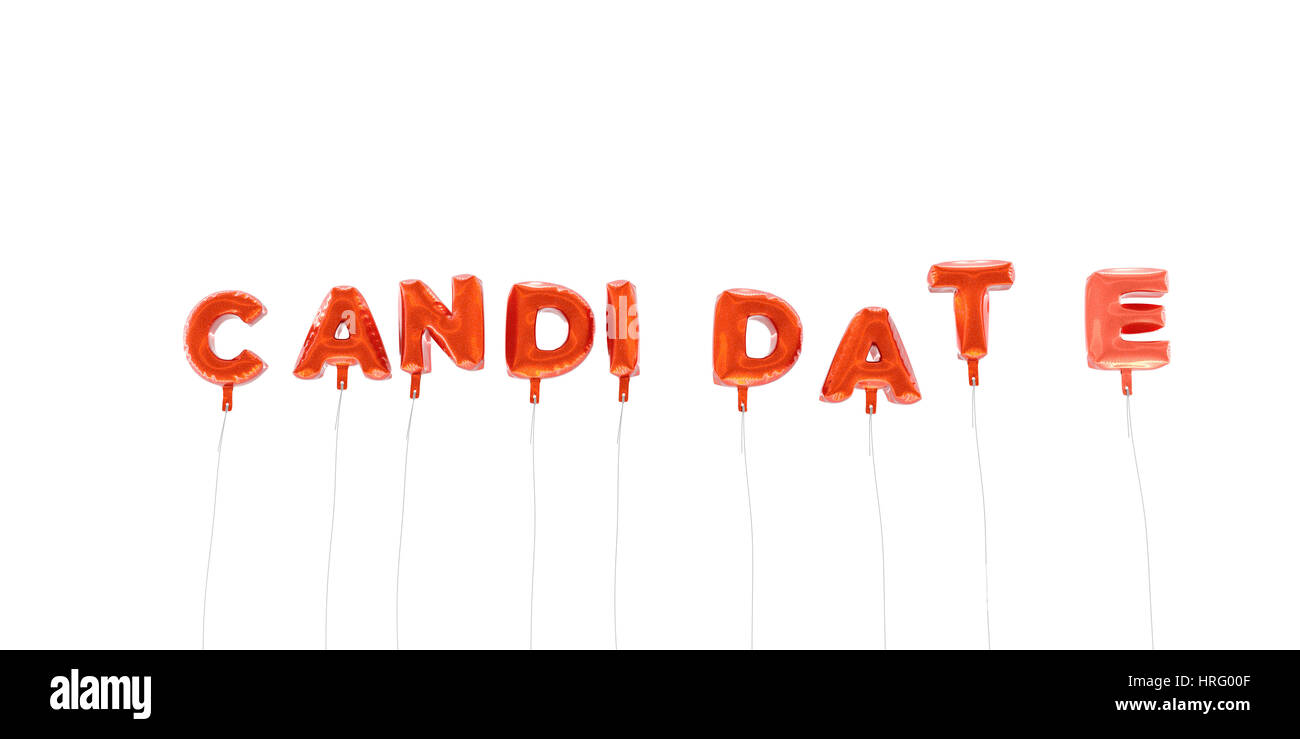 Candidate word made from hi-res stock photography and images - Alamy