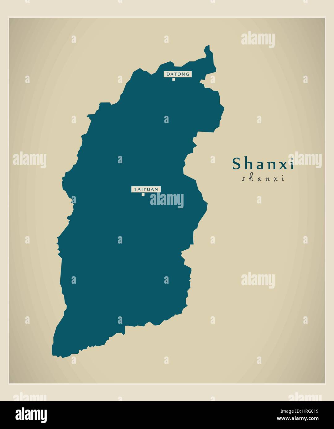 Shanxi map hi-res stock photography and images - Alamy