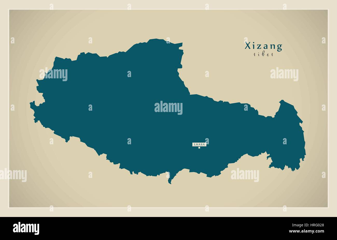 Modern Map - Xizang Stock Vector Image & Art - Alamy