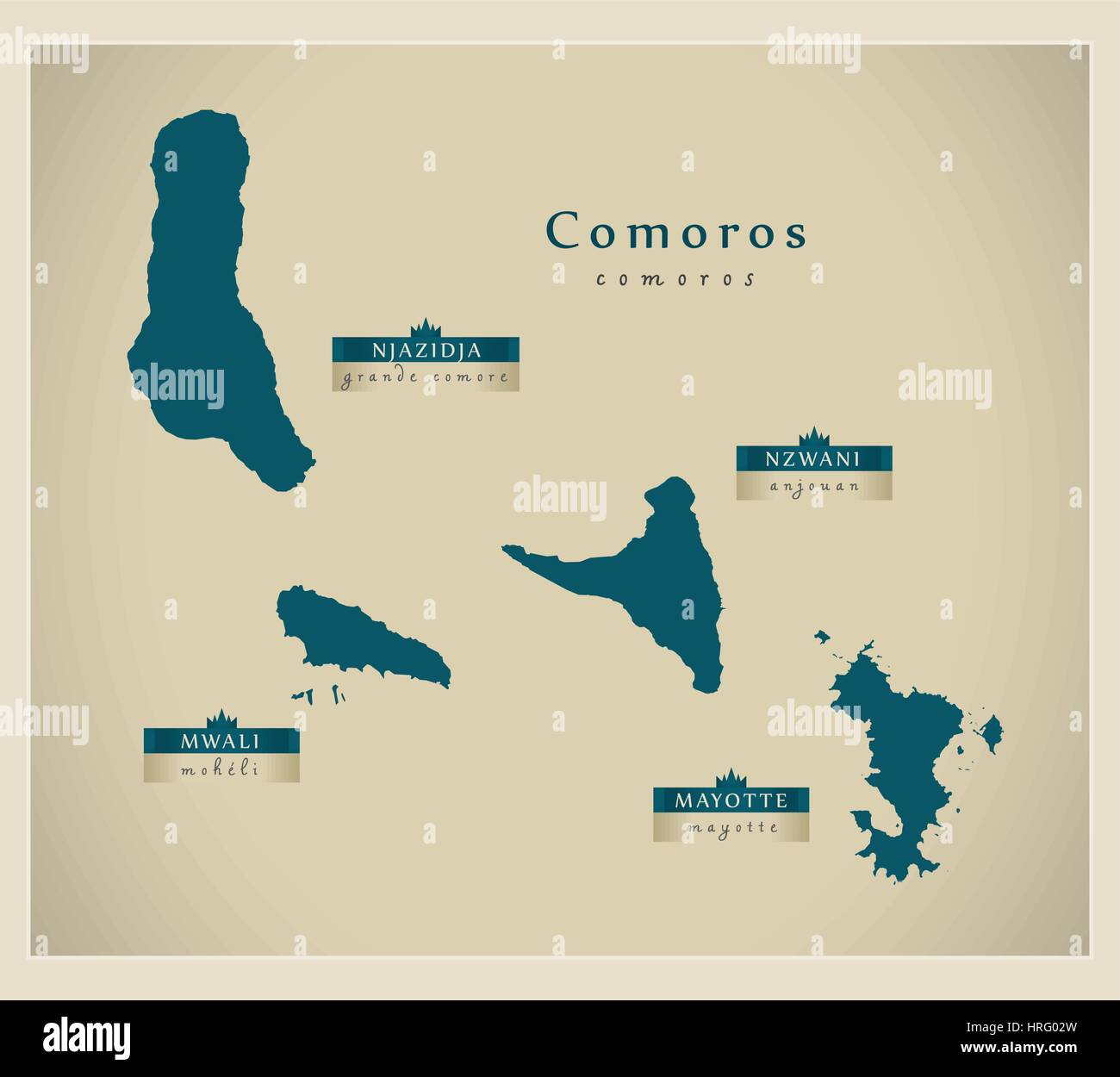 Comoros Map